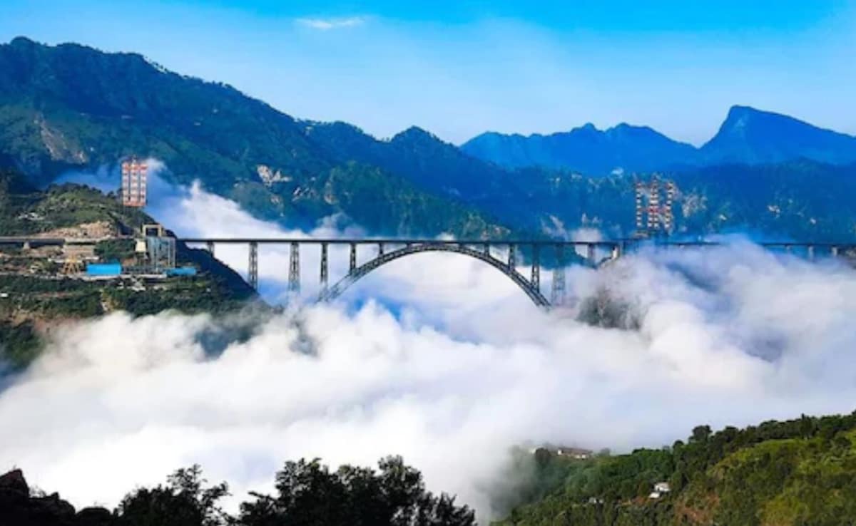 Fly Over Chenab Bridge: World’s Tallest Railway Arch Bridge in Jammu ...